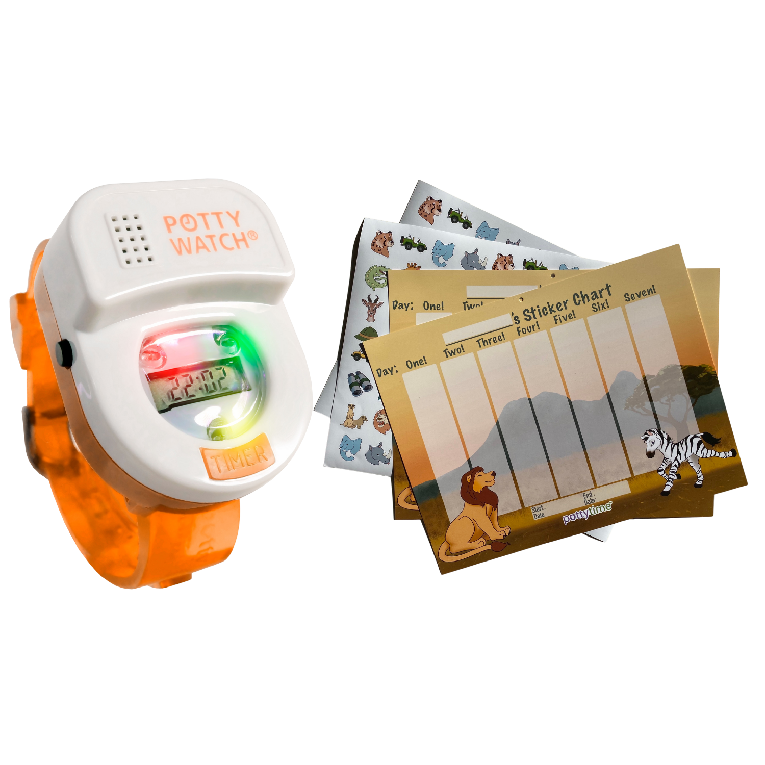 Potty Watch with Stickers & Chart – pottywatch